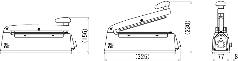 NL-202J(BK) ワンランク上のシーラー 卓上タイプ（標準） | 石崎電機製作所（SURE - シュアー） - 昭和三年創業の電熱機メーカー